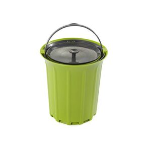 Full Circle FC15304-GS Odor-Free Kitchen Compost Bin, Breeze, Green Slate