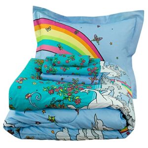 Kidz Mix Rainbow Unicorn Bed in a Bag, Twin