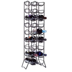 oenophilia scaffovino 18 bottle floor wine rack