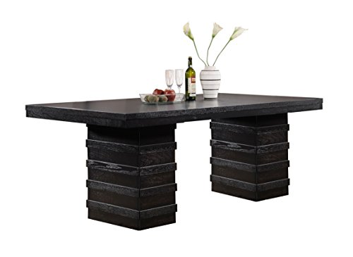 Kings Brand Furniture Bierce Table, Black