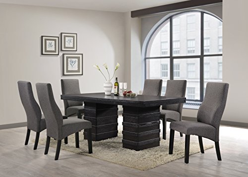 Kings Brand Furniture Bierce Table, Black