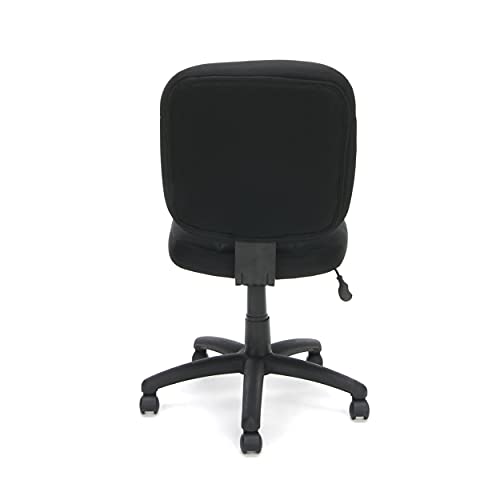 OFM ESS Collection Armless Task Chair, in Black (ESS-101-BLK)