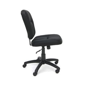 OFM ESS Collection Armless Task Chair, in Black (ESS-101-BLK)