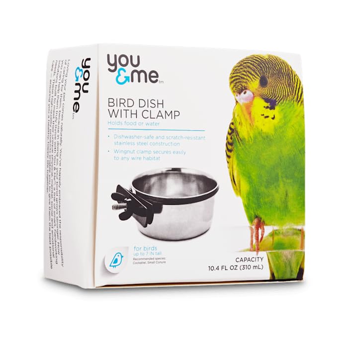 You & Me Stainless Steel Coop Cup with Clamp, Medium