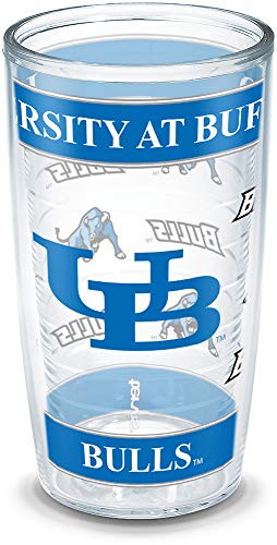 Tervis Buffalo University Wrap Individual Tumbler, 16 oz, Clear