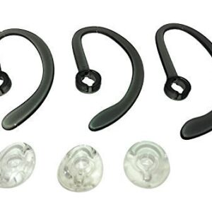 Plantronics Ear Buds, Spare Kit Earloops Buds for Plantronics WH500 CS540 W440 Savi W740 - Includes: 3 Earloop & 3 Eartips - Satisfaction Guarantee (Spare Kit 1 Pack)