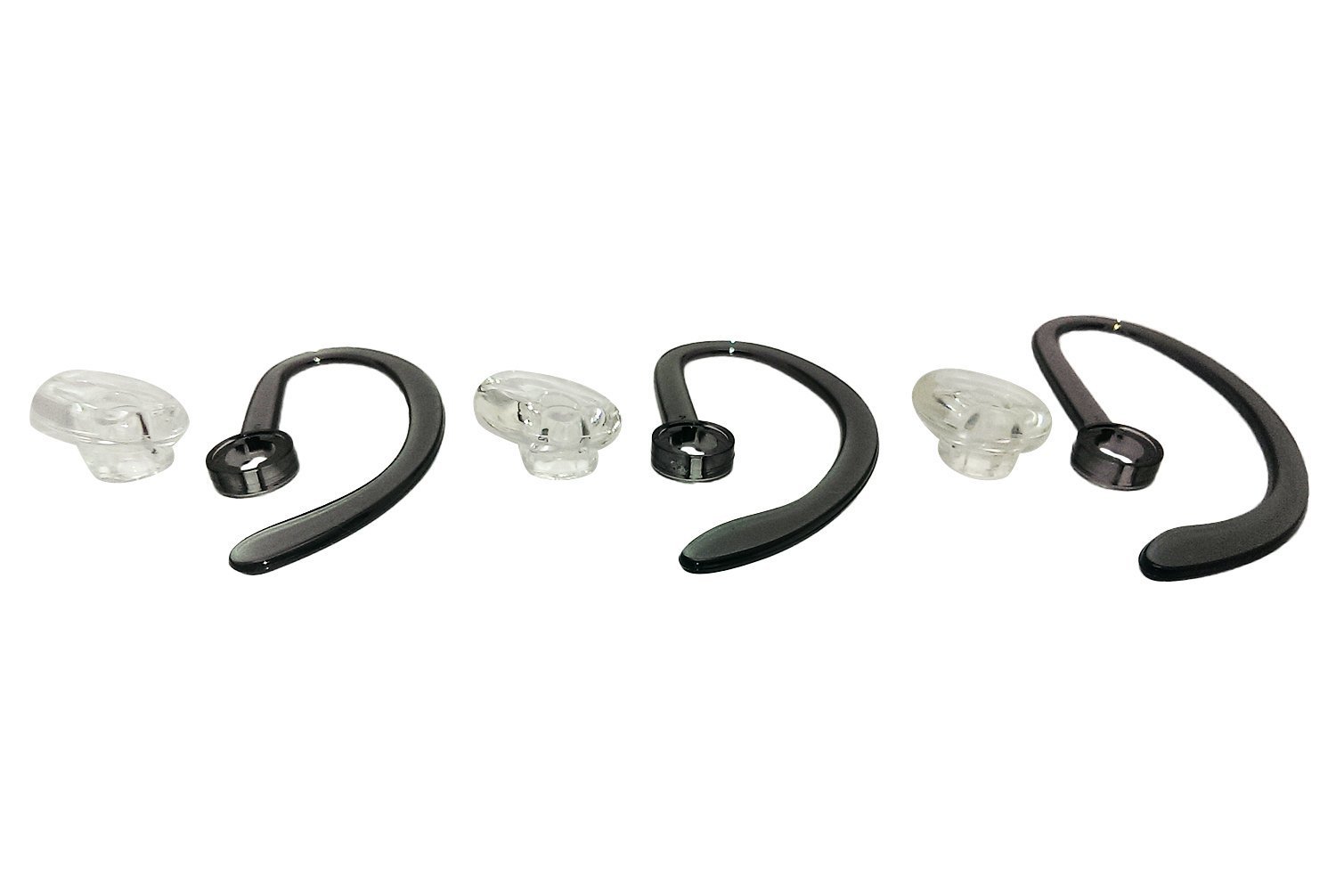 Plantronics Ear Buds, Spare Kit Earloops Buds for Plantronics WH500 CS540 W440 Savi W740 - Includes: 3 Earloop & 3 Eartips - Satisfaction Guarantee (Spare Kit 1 Pack)