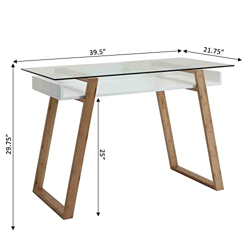 Convenience Concepts Oslo Sundance Desk, White