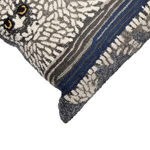 Liora Manne Frontporch Indoor/Outdoor Pillow, 18" Square, Owls