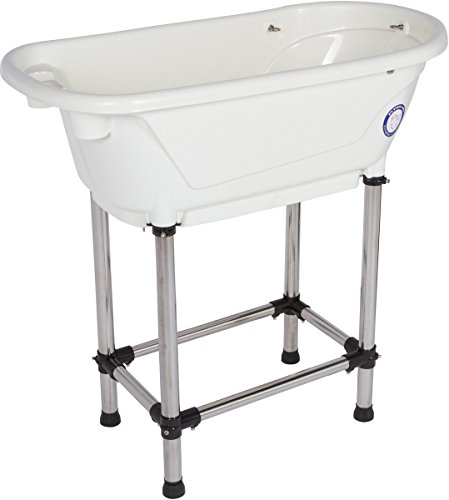 Flying Pig™ Pet Dog Cat Portable Bath Tub (White, 37.5"x19.5"x35.5")