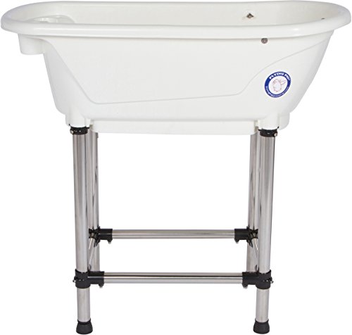 Flying Pig™ Pet Dog Cat Portable Bath Tub (White, 37.5"x19.5"x35.5")