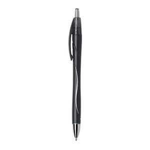 BIC Atlantis Comfort Retractable Ballpoint Pen, Medium Point (1.0mm), Black, Comfortable Grip For Added Control, 3-Count