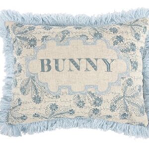 Thomas Paul Bunny Embroidered 12x16 Pillow