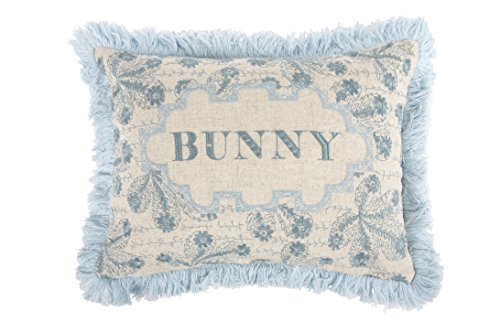 Thomas Paul Bunny Embroidered 12x16 Pillow