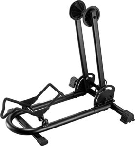 rad cycle foldable bike rack bicycle storage floor stand fold it up and take it with you. compact storage