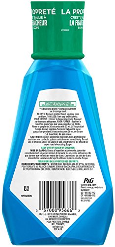 Crest Scope Outlast Mouthwash - 16.9 oz - Long Lasting Peppermint