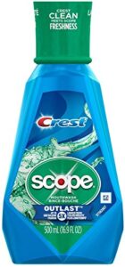 crest scope outlast mouthwash - 16.9 oz - long lasting peppermint