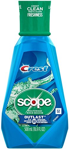 Crest Scope Outlast Mouthwash - 16.9 oz - Long Lasting Peppermint