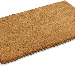 Kempf Natural Coco Coir Doormat, 22-inch by 36-inch, 1" Thick Low Clearance