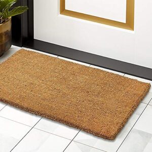 Kempf Natural Coco Coir Doormat, 22-inch by 36-inch, 1" Thick Low Clearance