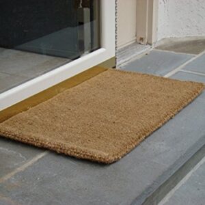 Kempf Natural Coco Coir Doormat, 22-inch by 36-inch, 1" Thick Low Clearance