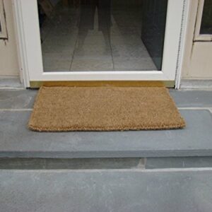 Kempf Natural Coco Coir Doormat, 22-inch by 36-inch, 1" Thick Low Clearance