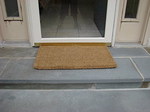 Kempf Natural Coco Coir Doormat, 22-inch by 36-inch, 1" Thick Low Clearance