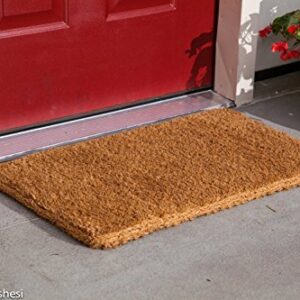 Kempf Natural Coco Coir Doormat, 22-inch by 36-inch, 1" Thick Low Clearance