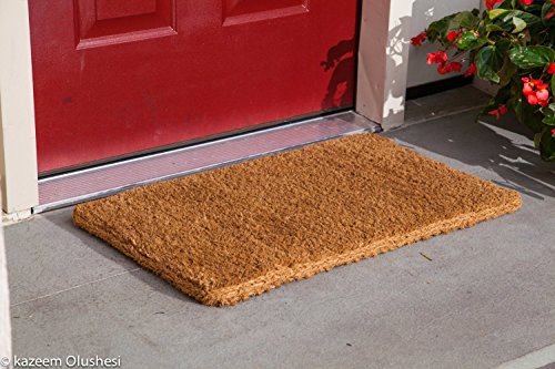 Kempf Natural Coco Coir Doormat, 22-inch by 36-inch, 1" Thick Low Clearance