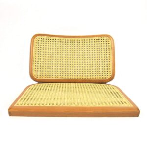 Marcel Breuer Cesca Chair Replacement Cane Seat and Back in Honey Oak - Made in Italy