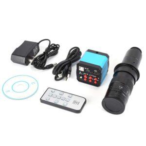 HAYEAR 14MP HD TV HDMI USB Industry Digital C-Mount Microscope Camera TF Card + 180x Zoom C-Mount Lens