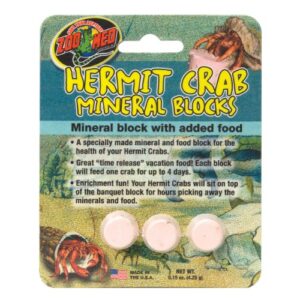 zoo med-aquatrol zm00962 hermit crab mineral blocks44; 0.04 lbs.