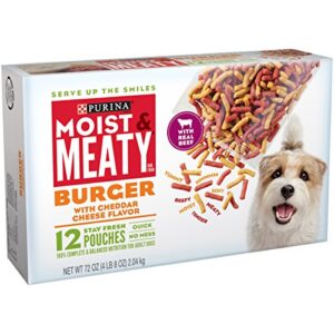 purina moist and meaty burger cheese, 4lb 8oz