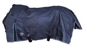 challenger 74" 1200d turnout rain horse sheet light winter blanket gusset 363g