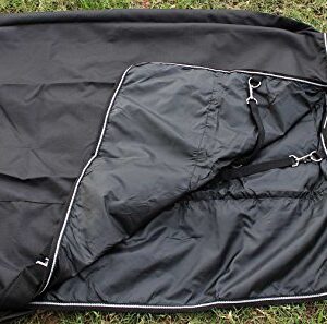 CHALLENGER 74" 1200D Turnout Rain Horse Sheet Light Winter Blanket Gusset 363G