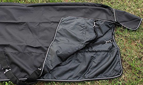 CHALLENGER 74" 1200D Turnout Rain Horse Sheet Light Winter Blanket Gusset 363G