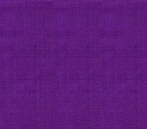 Polyester Cotton Fabric Broadcloth Violet / 60" Wide/Sold by The Yard