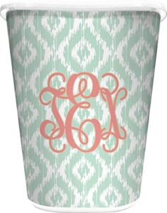 rnk shops monogram waste basket - single-sided - white