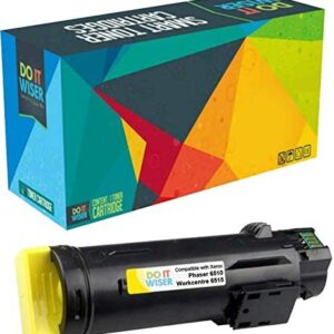 Do it Wiser Compatible Toner Cartridge Replacement for Xerox Phaser 6510 6510dn, Xerox WorkCentre 6515 6515dn Printers - 106R03480 106R03477 106R03478 106R03479 High Yield (5 Pack)