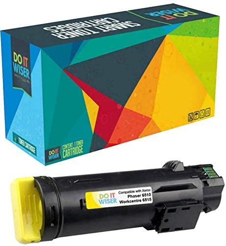 Do it Wiser Compatible Toner Cartridge Replacement for Xerox Phaser 6510 6510dn, Xerox WorkCentre 6515 6515dn Printers - 106R03480 106R03477 106R03478 106R03479 High Yield (5 Pack)