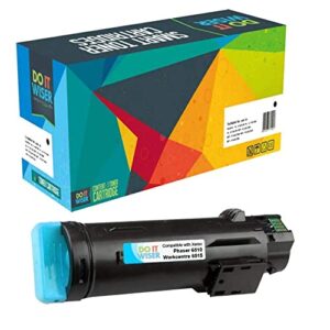 Do it Wiser Compatible Toner Cartridge Replacement for Xerox Phaser 6510 6510dn, Xerox WorkCentre 6515 6515dn Printers - 106R03480 106R03477 106R03478 106R03479 High Yield (5 Pack)