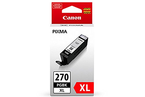 Canon 0319C001 (PGI-270XL) High-Yield Ink Cartridge, Pigment Black - in Retail Packaging