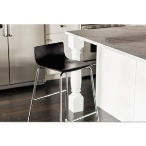 Safco Products 4299ES Bosk Bentwood Bar Stool, Espresso