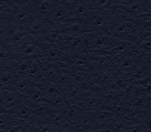 Vinyl Fabric Ostrich Navy Blue Fake Leather Upholstery / 54" Wide/Sold by The Yard