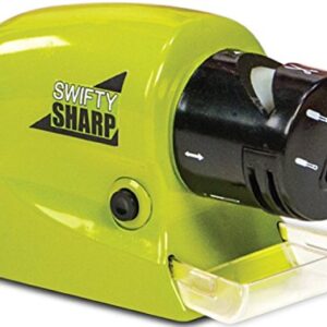 Swifty Sharp Cordless, Motorized Knife Blade Sharpener, reg, Green