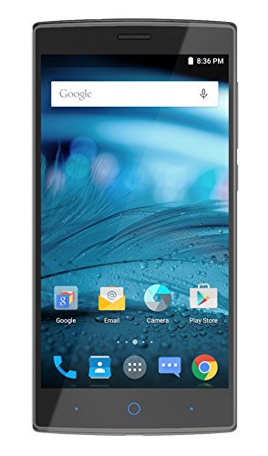 ZTE Z Max 2 16GB 5.5" HD Display Unlocked GSM Quad-Core Android Smartphone w/ 8MP Camera - Black