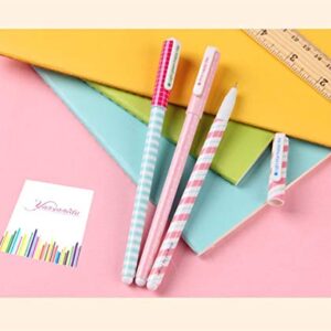 yansanido Office Supplies Kawaii Cute Pens, 10 Pack 0.38mm Colored Pens Gel Pens Fine Point For College Pen Work School Art (A)