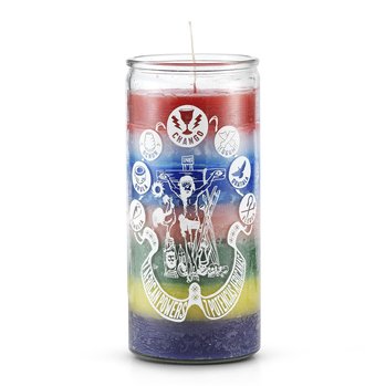 7 African Powers 14 Day Prayer Candle Spiritual Healing Spell-Casting Witchcraft Wishing Manifestation Magical Positive Energy Protection Blessing Ritual Wish Candles