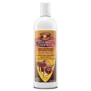 leather therapy restorer & conditioner - preserve old & new leather material - car interior cleaner