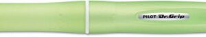 PILOT Dr. Grip Frosted Refillable & Retractable Ballpoint Pen, Medium Point, Green Barrel, Black Ink, Single Pen (36251)